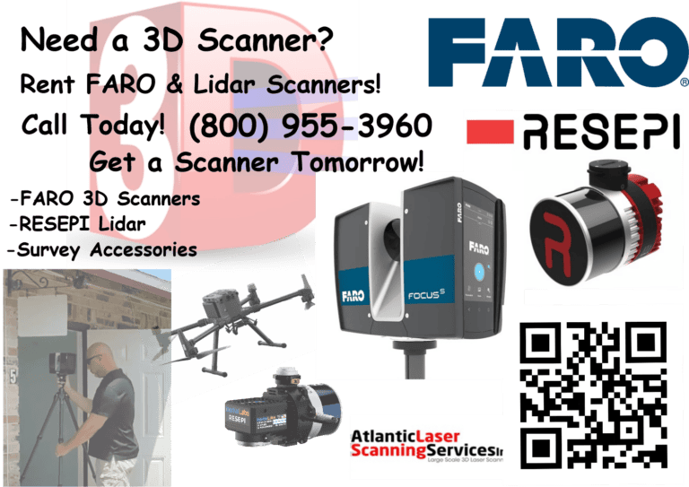 Laser Scanner Rentals | Laser Equipment | Atlantic Laser Scanning