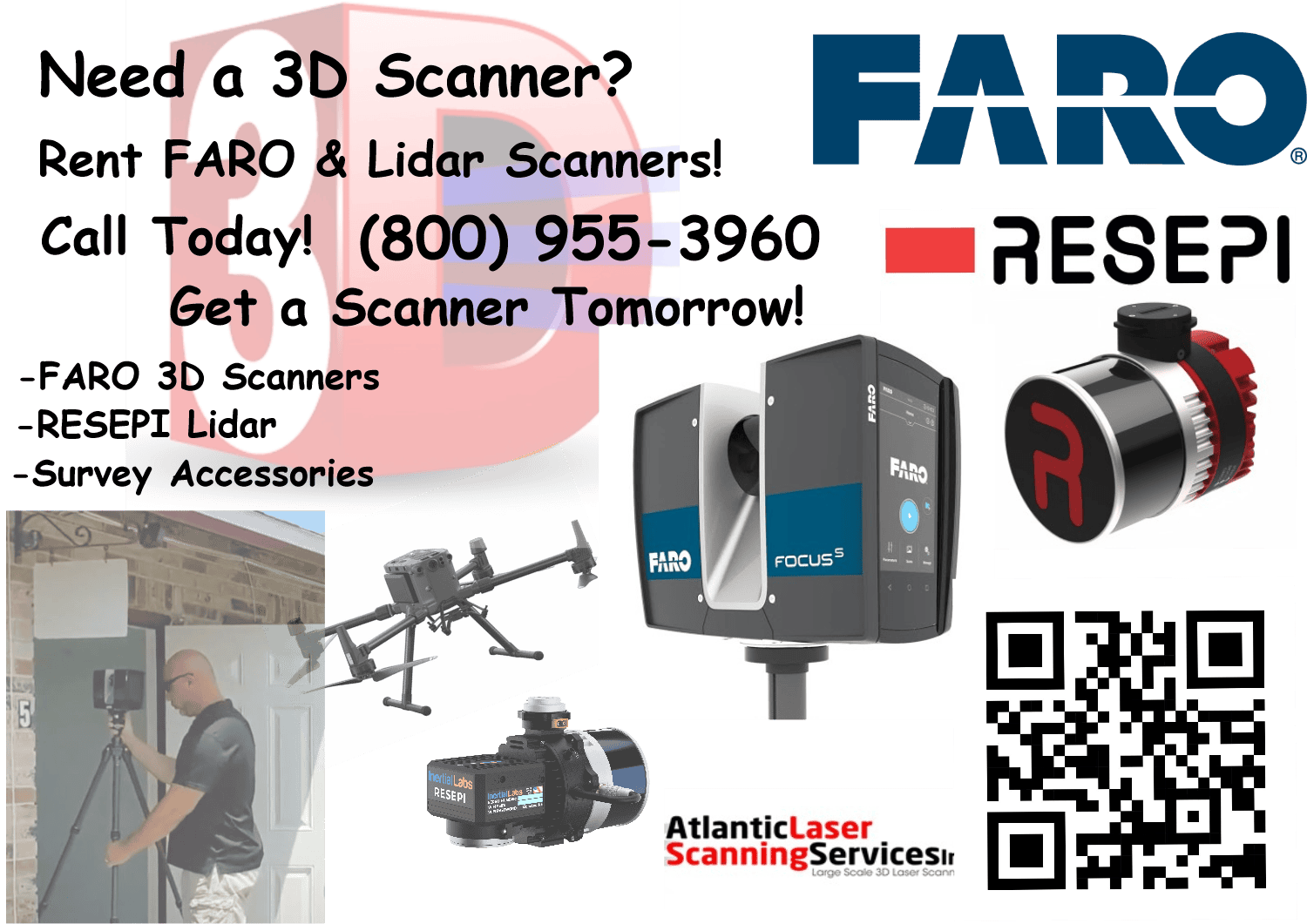 Laser Scanner Rentals | Laser Equipment | Atlantic Laser Scanning
